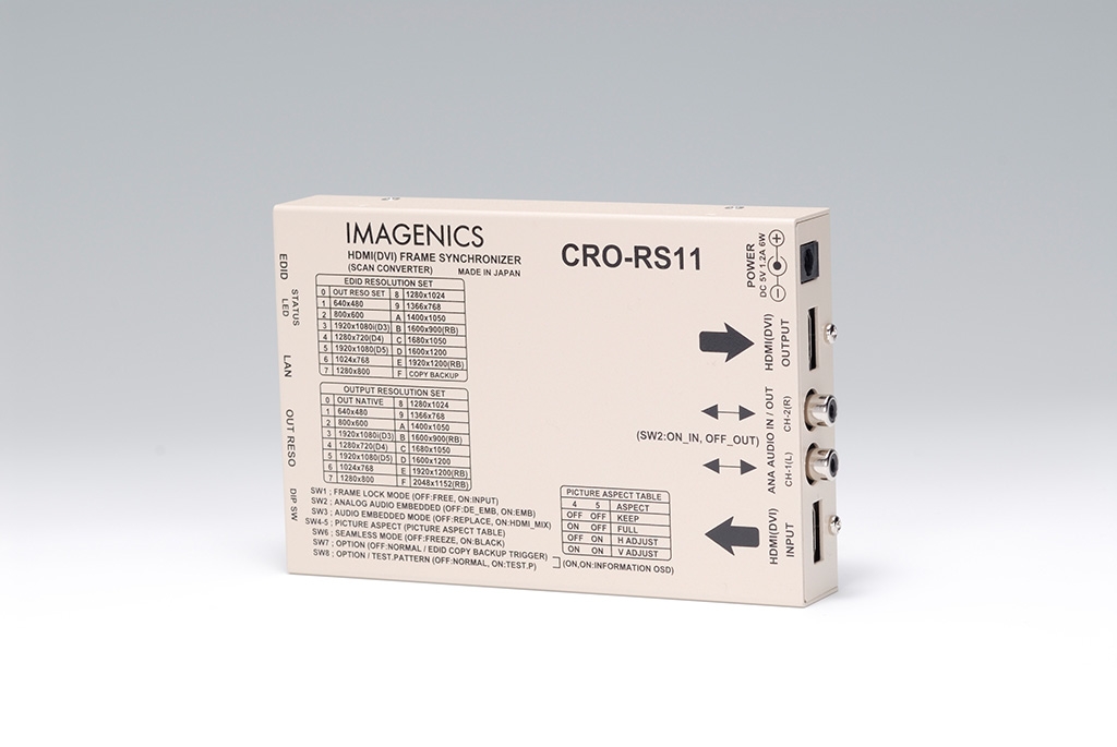 CRO-RS11｜製品を探す｜IMAGENICS